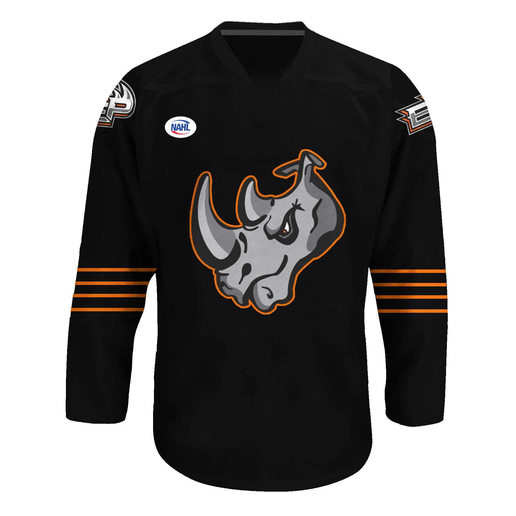 Black Replica Jersey El Paso Rhinos Online Store
